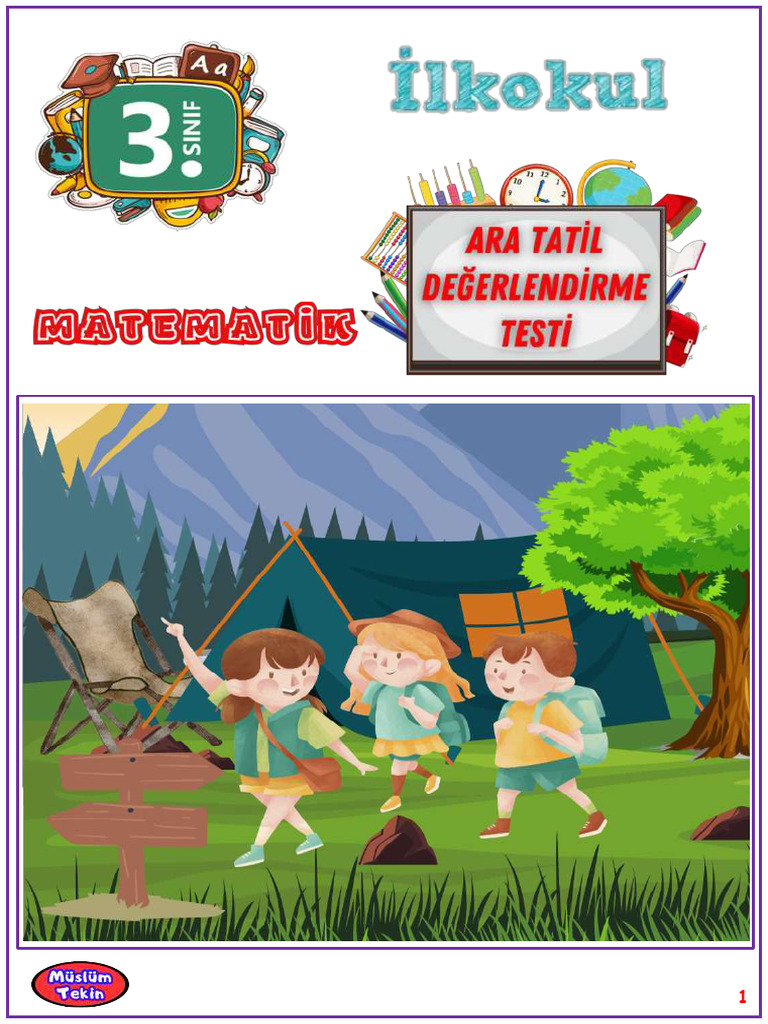 3 Sinif Matemati̇k Ara Tati̇l Değerlendi̇rme Testi̇ 240127 202752 | PDF 3 Sinif Matemati̇k Ara Tati̇l Değerlendi̇rme Testi̇ 240127 202752 | PDF
