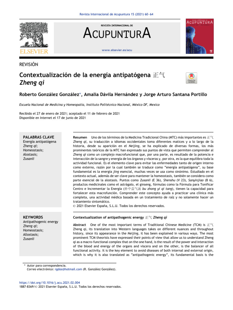 Zheng Qi | PDF | Sistema inmune | Qi