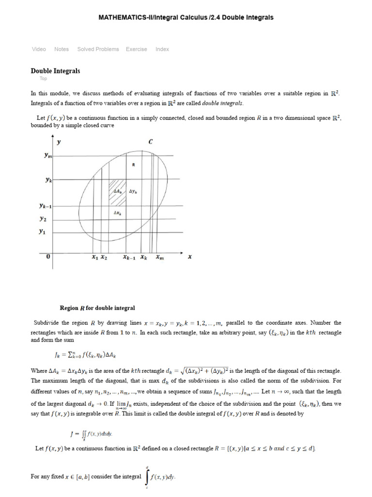 Maths Unit 3 1 Module Pdf Integral Function Mathematics