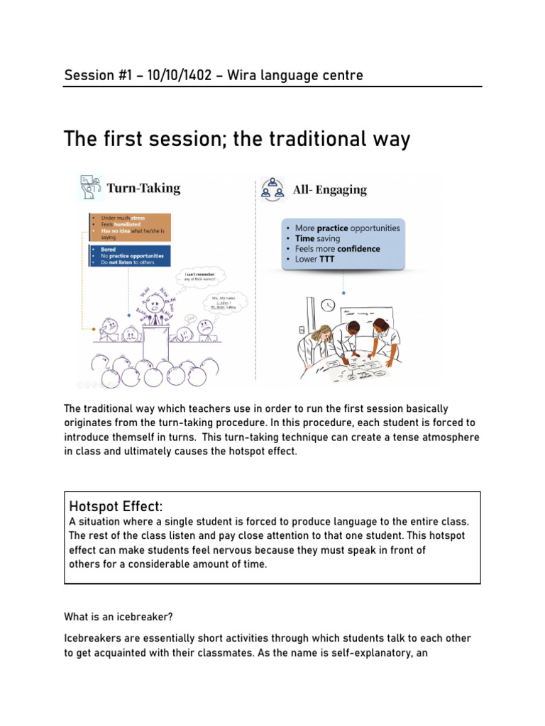 Session #1 - Online TTC | PDF