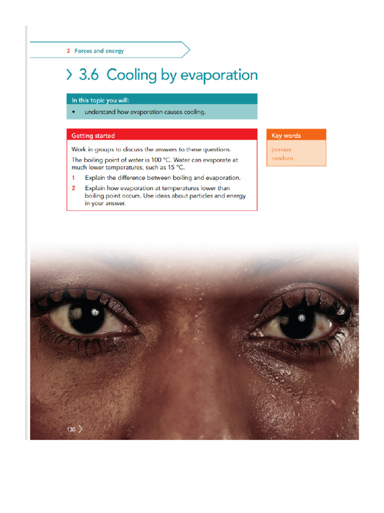 3.6 Cooling by Evaporation | PDF