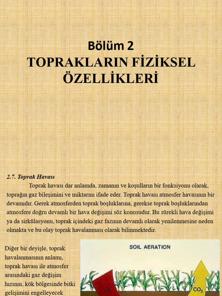 Toprak Bilgisi (Toprak Rengi-Toprak Sıcaklığı) | PDF