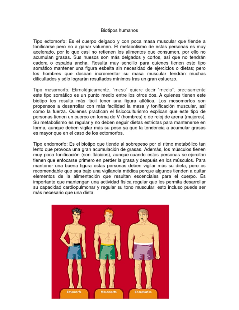 Biotipos Humanos | PDF