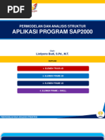 Modul Pengenalan SAP 2000 Dasar | PDF