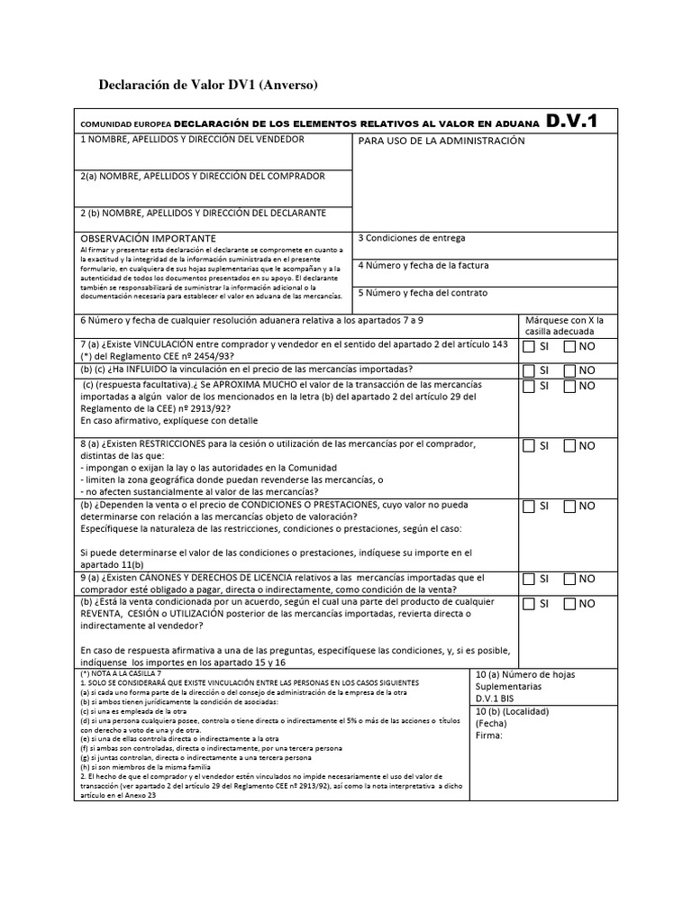 Modelo DV1 | PDF | Precios | Tipo de cambio