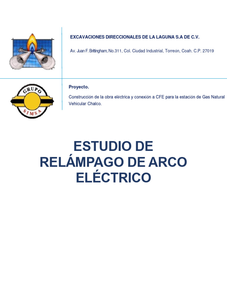 Relámpago de Arco Eléctrico GNV Chalco | PDF | Corriente eléctrica | Curva