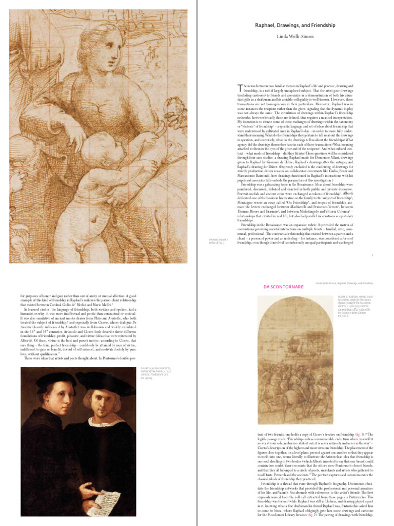 Raphael Drawings and Friendship | PDF