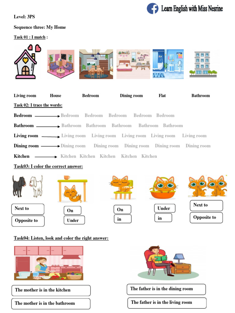 3PS Worksheet Home | PDF