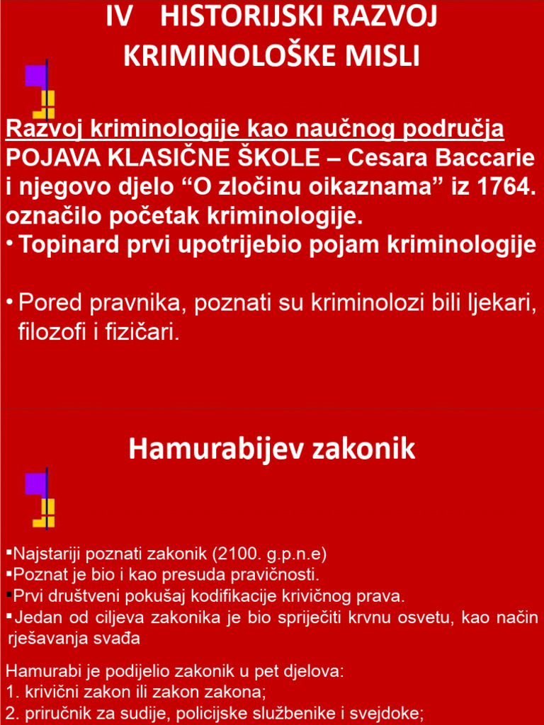 Predavanje Kriminologija IV | PDF