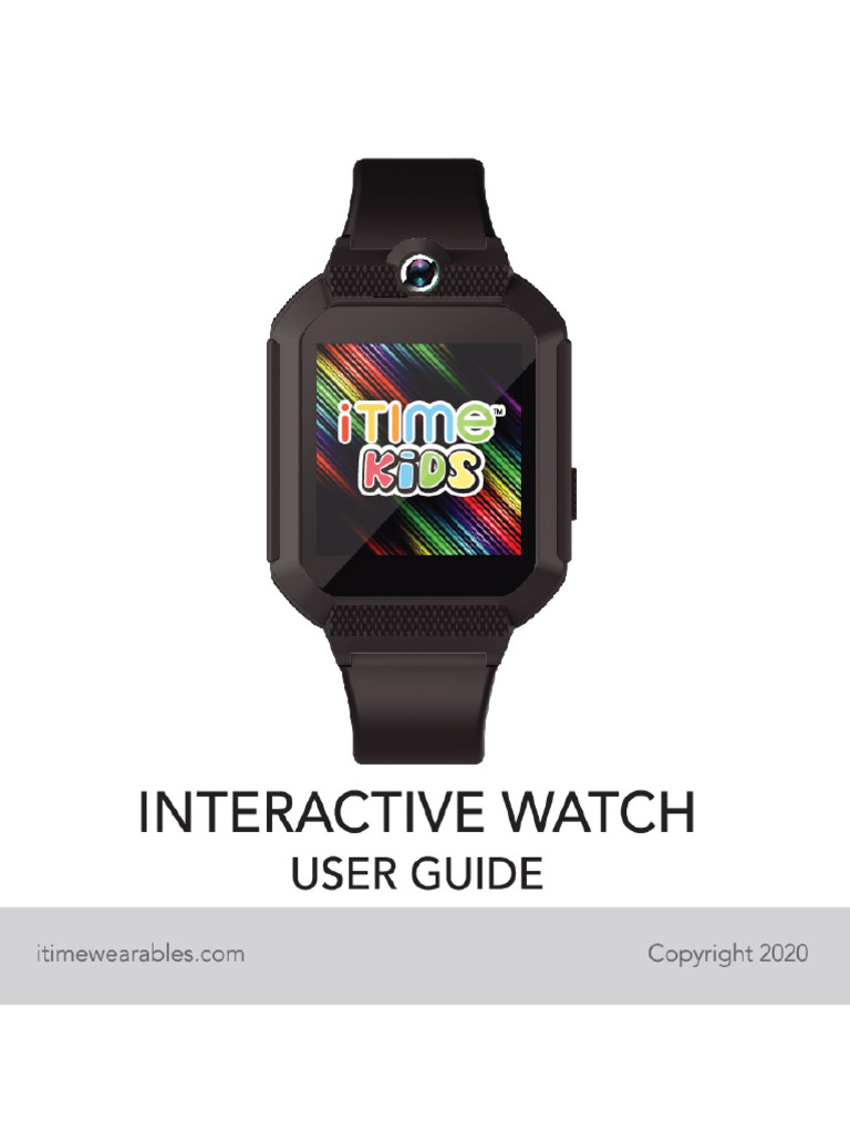 Itime Accutime Kids Interactive Watch Manual Optimized | PDF