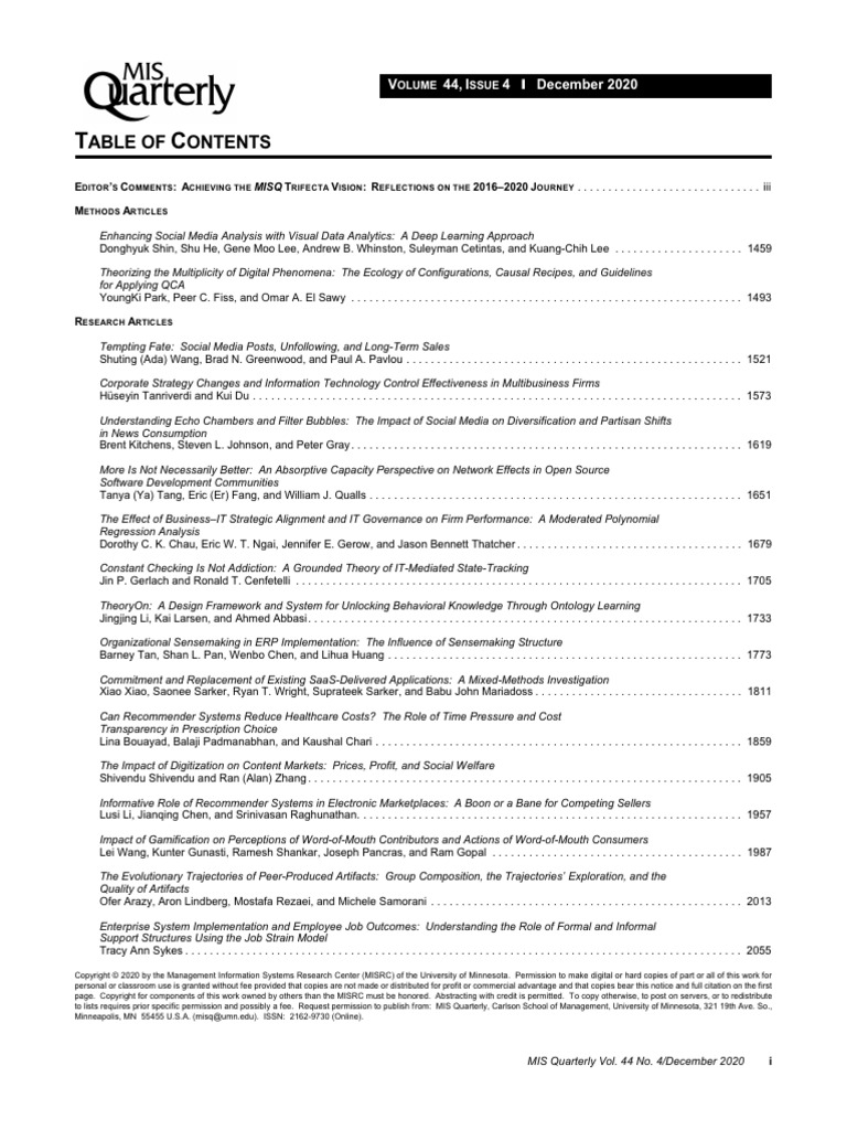 Contents 44 4 | PDF | Academic Journal | Copyright