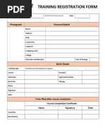 OJT Trainee Application Form | PDF