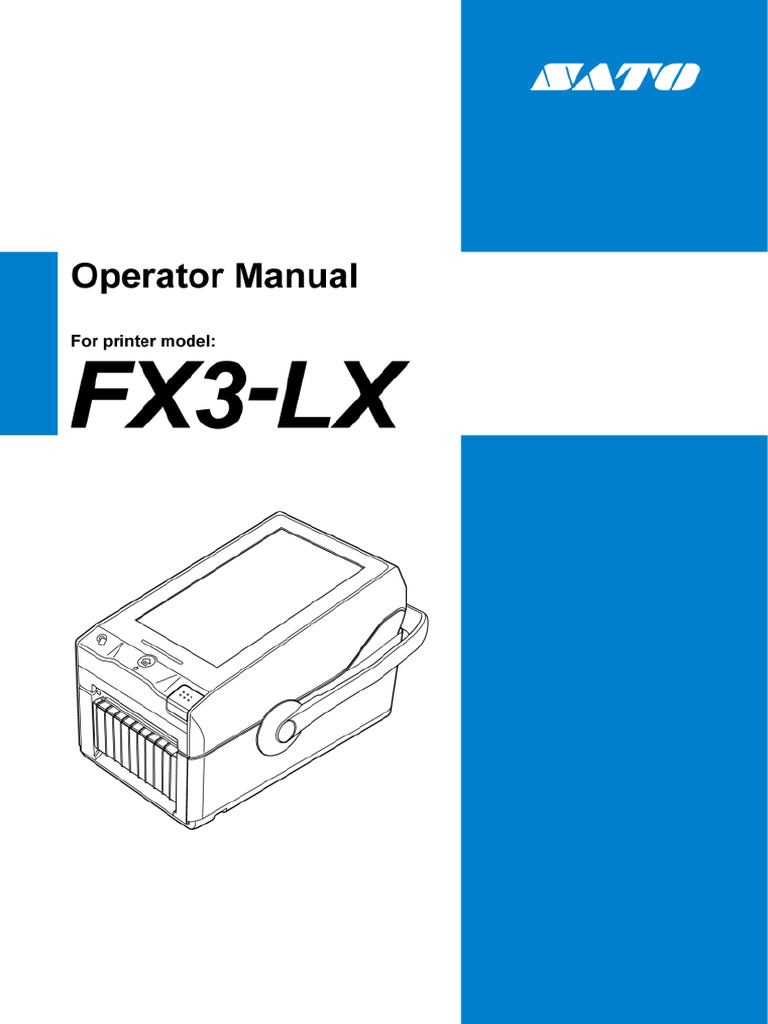 FX3-LX Operator-Manual ENG 02 | PDF