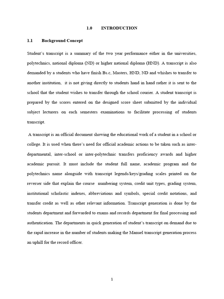 Digital Transcript System Guide | PDF