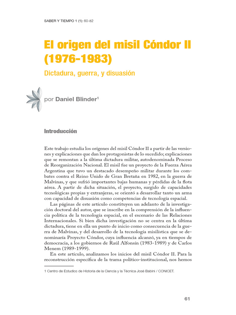 Condor 2 Cohete | PDF
