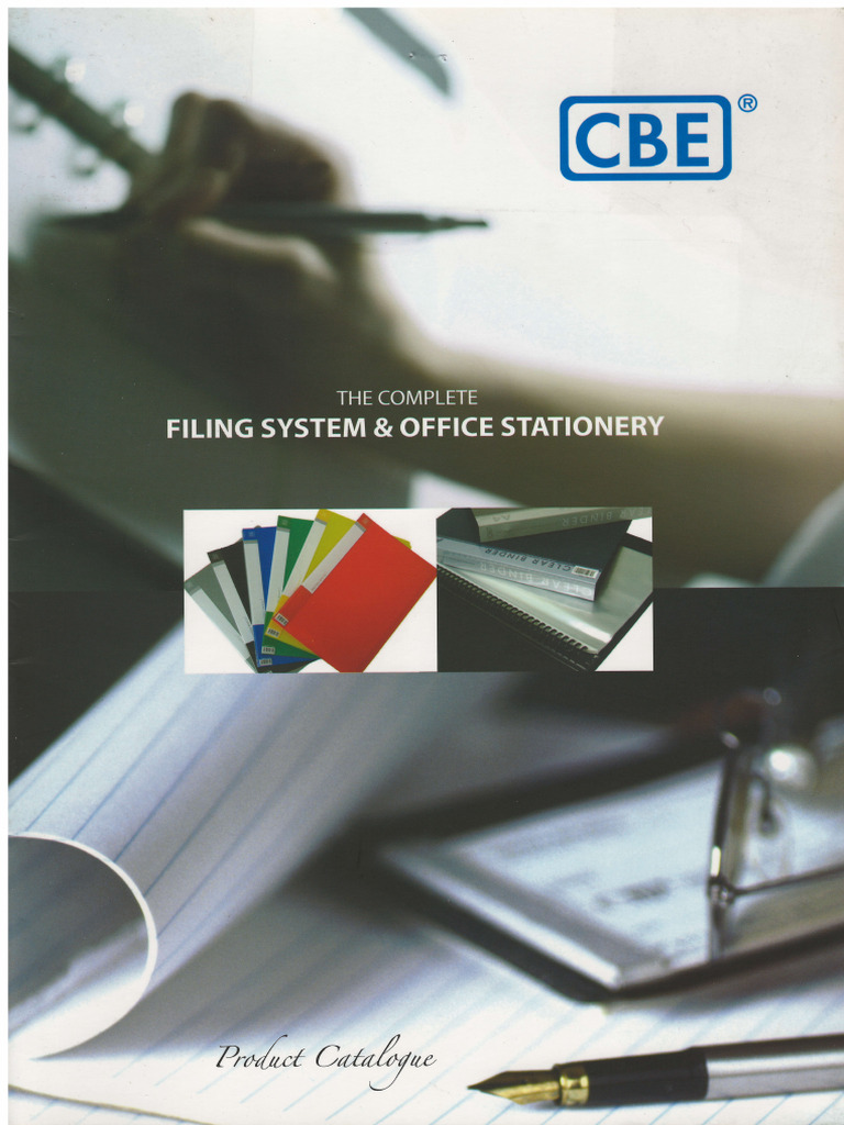 CBE Stationary Catalog | PDF