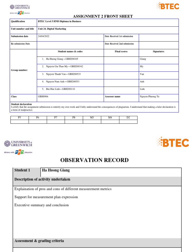 538-Asm2-FINAL | PDF | Search Engine Optimization | Analytics