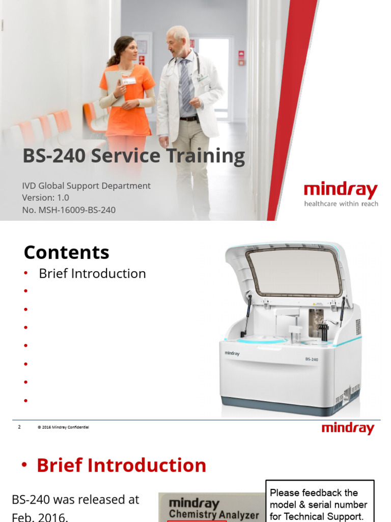 BS-240 Technical Training Guide | PDF | Optics | Electrical Engineering