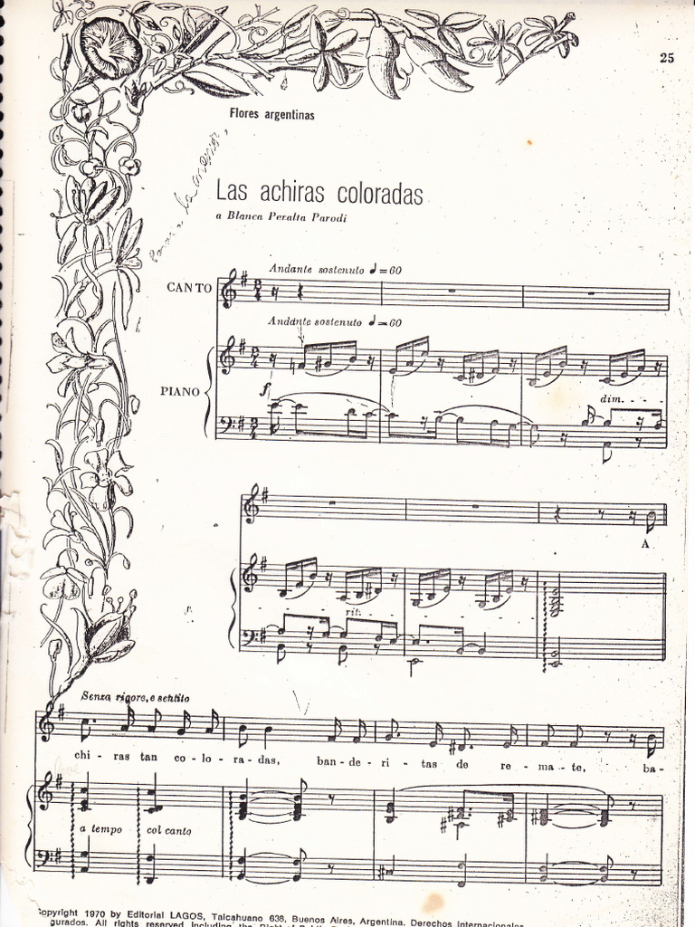 Achiras: Flores Argentinas Destacadas | PDF