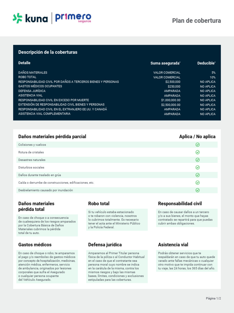 Primero Seguros Flyer | PDF