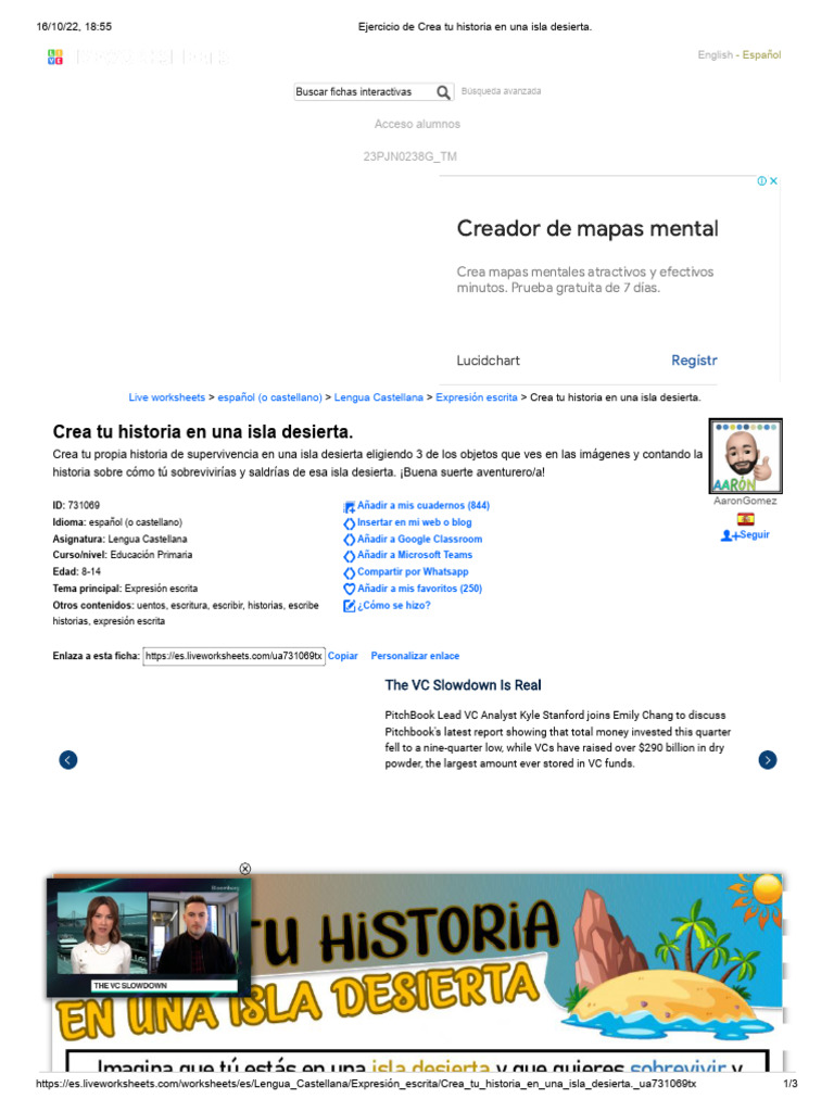 Ejercicio de Crea Tu Historia en Una Isla Desierta | Descargar gratis ...
