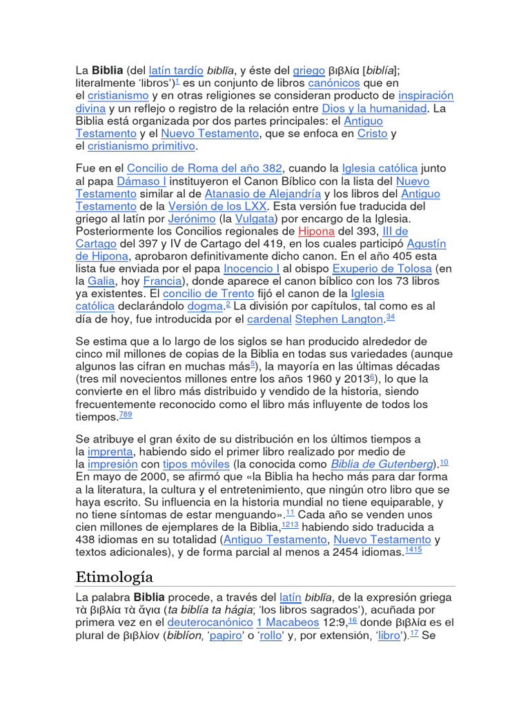 La biblia | PDF | Biblia | Septuaginta
