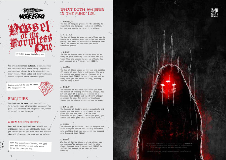 Vessel of The Formless One v1.2.1 | PDF