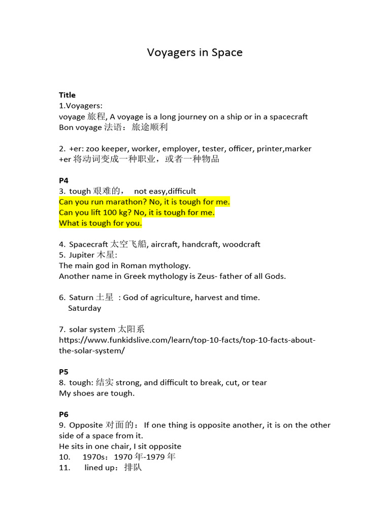 Voyagers in Space | PDF | Saturn | Planets