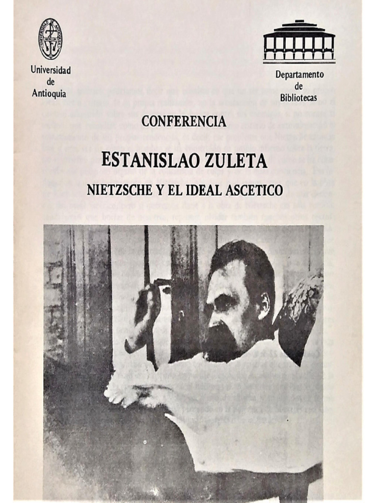 Niezsche y El Ideal Ascético - Estanislao Zuleta | PDF | Friedrich ...