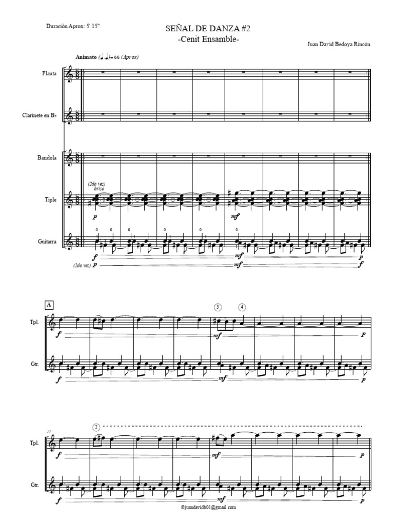 Señaldedanza#2 (Cenit) - Score | PDF