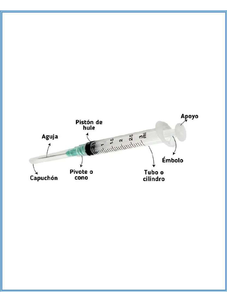 Partes de Una Jeringa | PDF