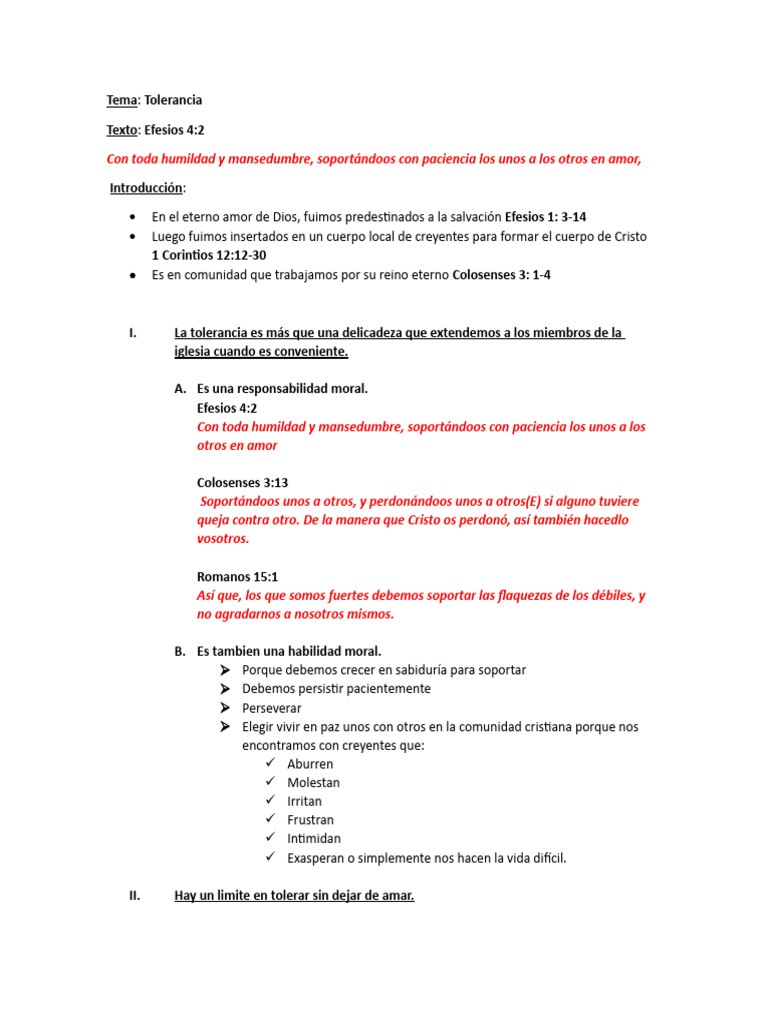 Tolerancia | PDF | Sicología | Ciencias del comportamiento