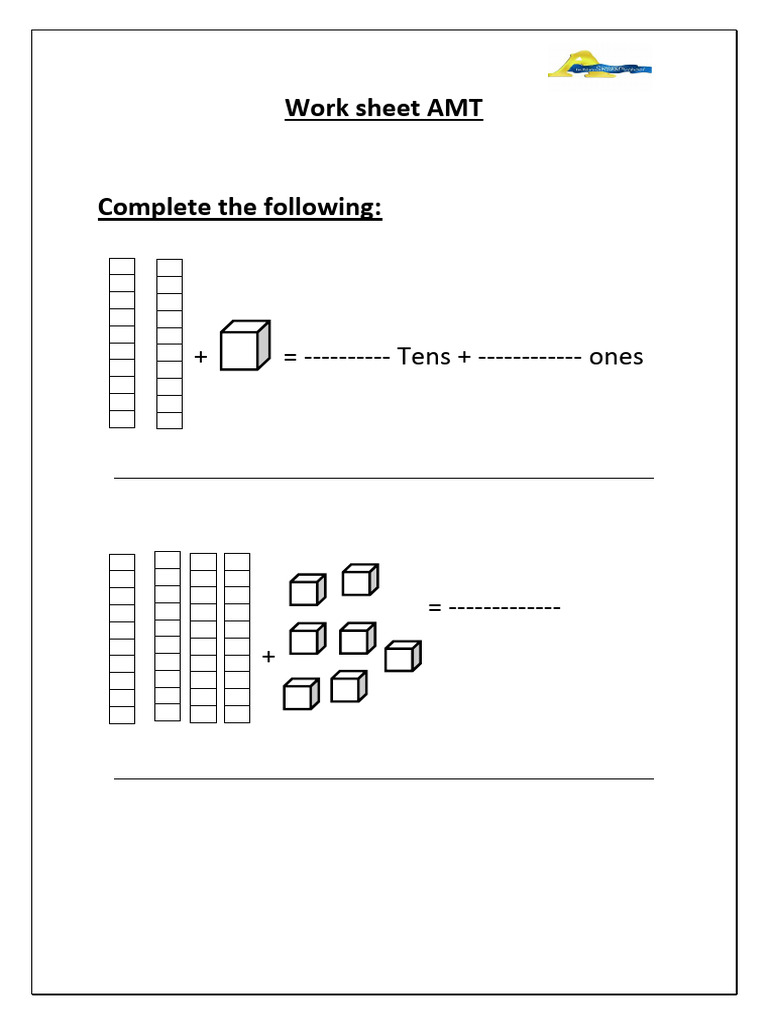 4334 - Work Sheet Amt Grade 1 | PDF | Teaching Methods & Materials ...