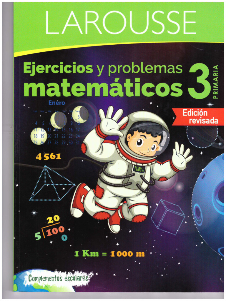 3°larousse Ejercicios y Problemas Matemáticos | PDF