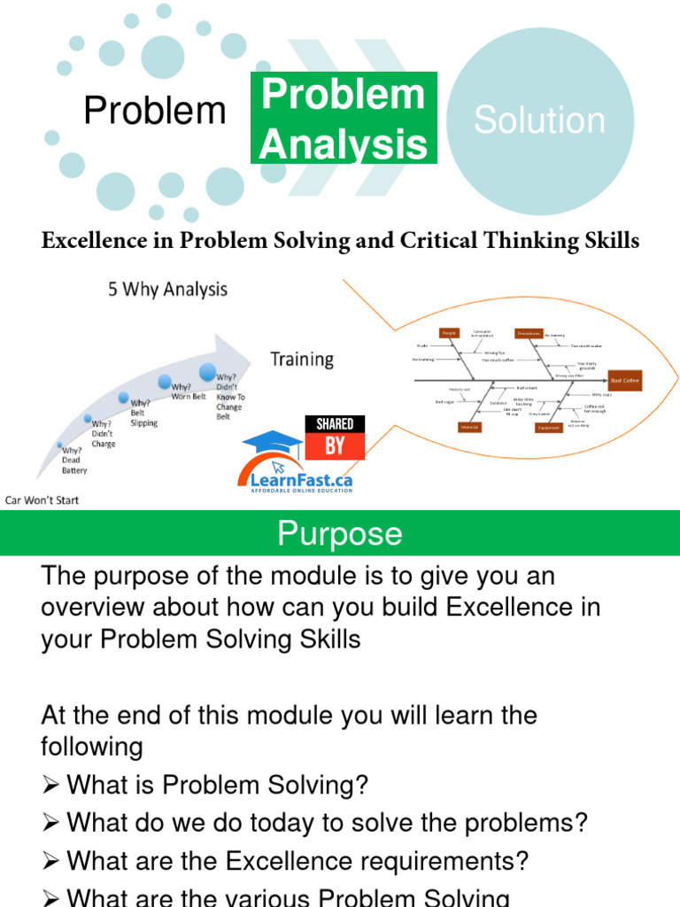Deep Dive Into Problem Solving | PDF | Methodology | Cognition