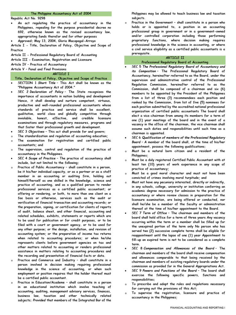 Financial Accounting and Reporting | PDF | International Financial ...