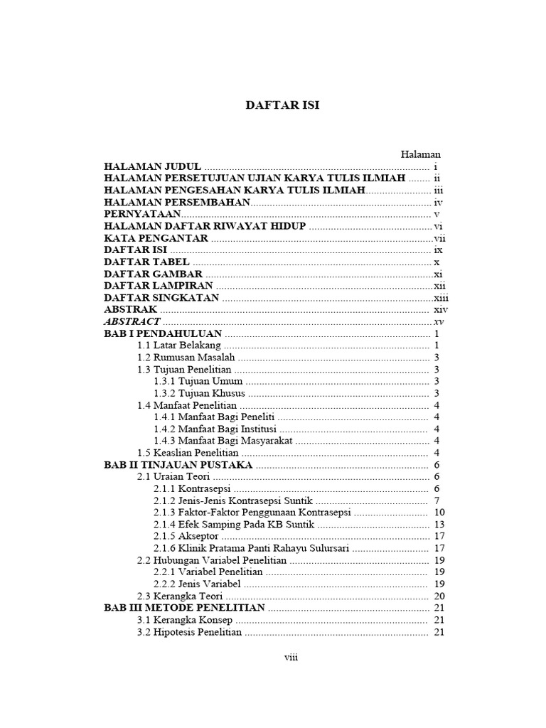 Daftar Isi | PDF