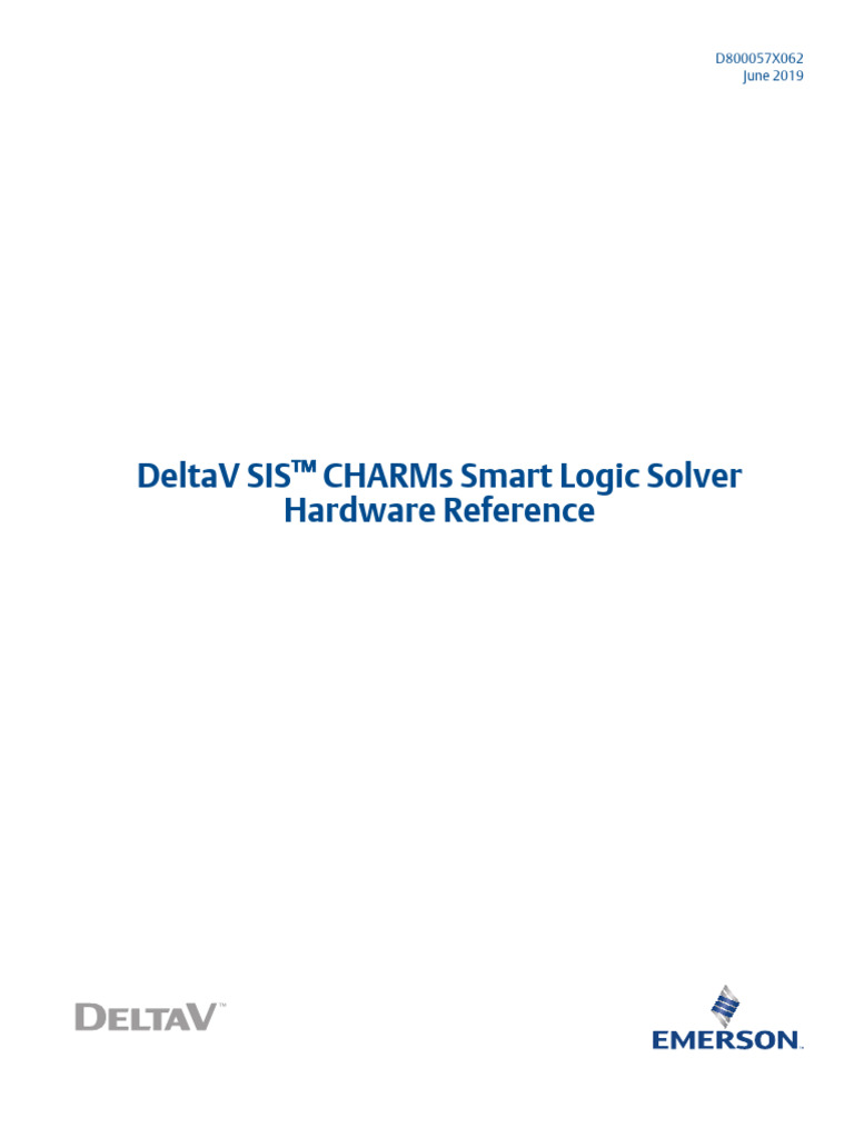 DeltaV SIS CHARMs Hardware Reference | PDF | Network Switch | Power Supply