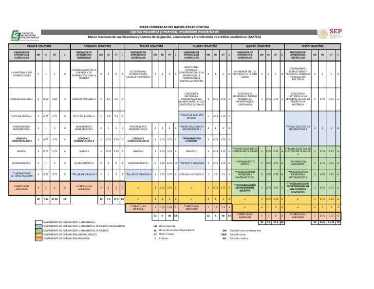 Mapa Curricular Nem | PDF