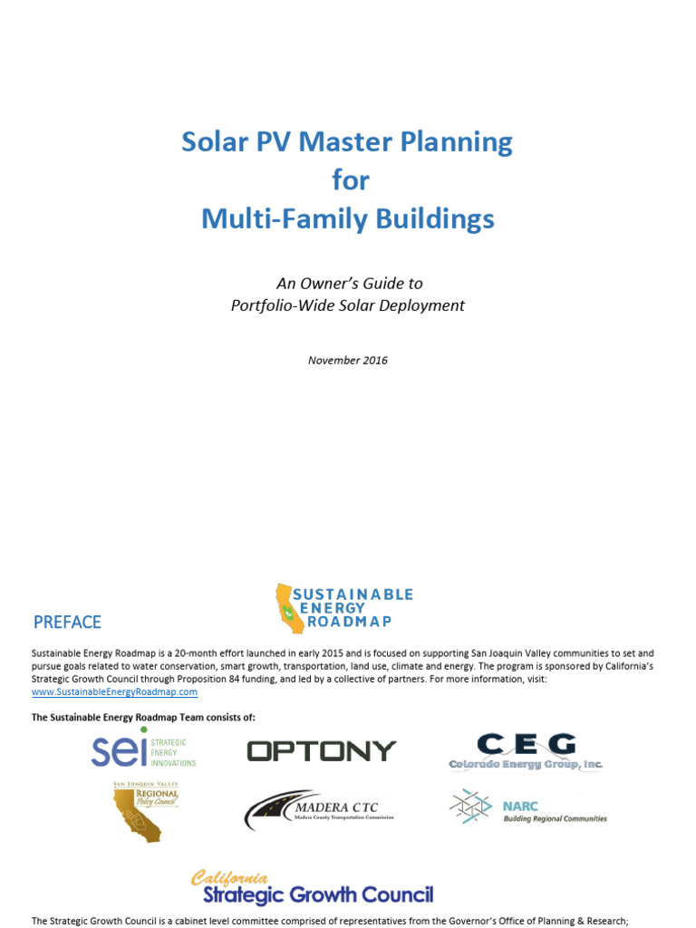 SER Multifamily Solar Master Planning | PDF | Technology & Engineering