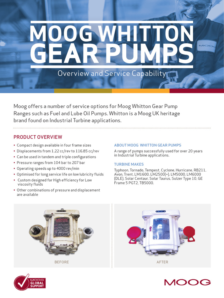 Moog Service Flier Template Whitton Pumps 02 08 16 2 en | PDF | Pump ...