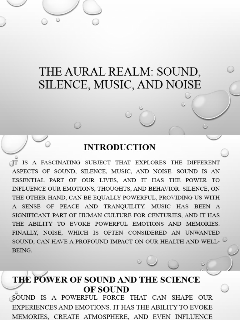 The Aural Realm | PDF