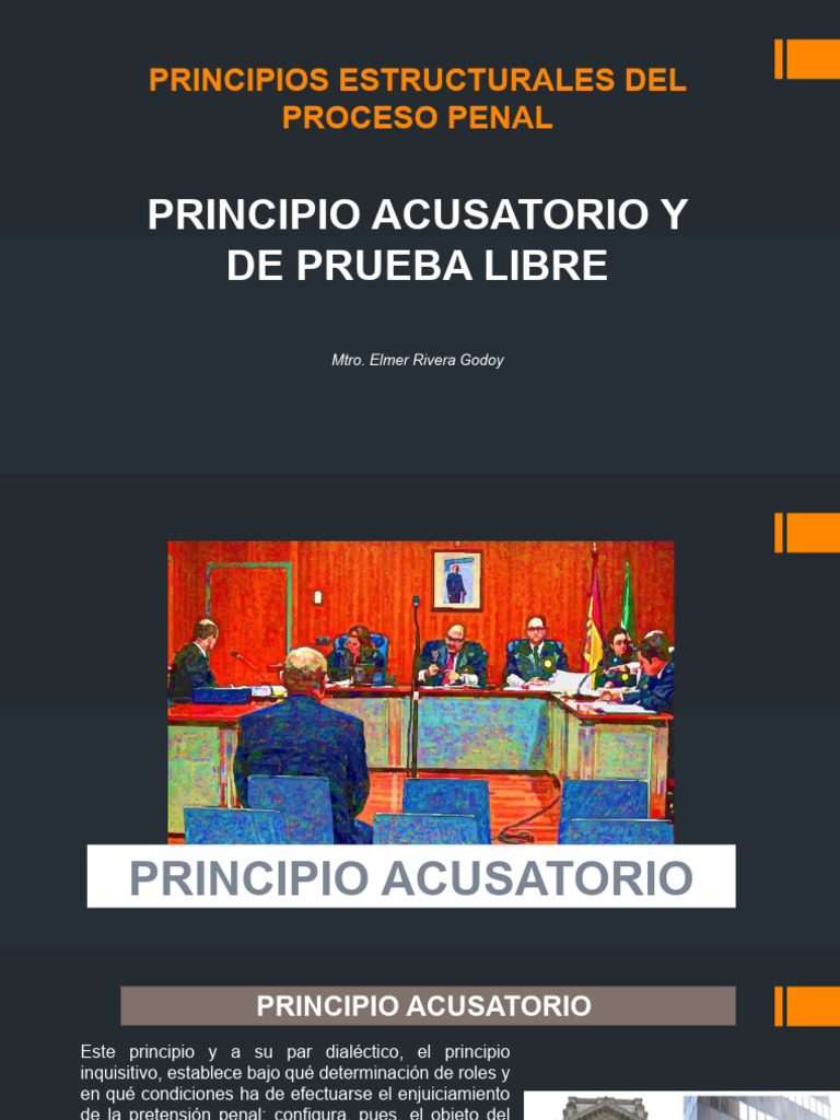 Clase Vi Principio Acusatorio - Valoracion Libre Prueba | PDF ...