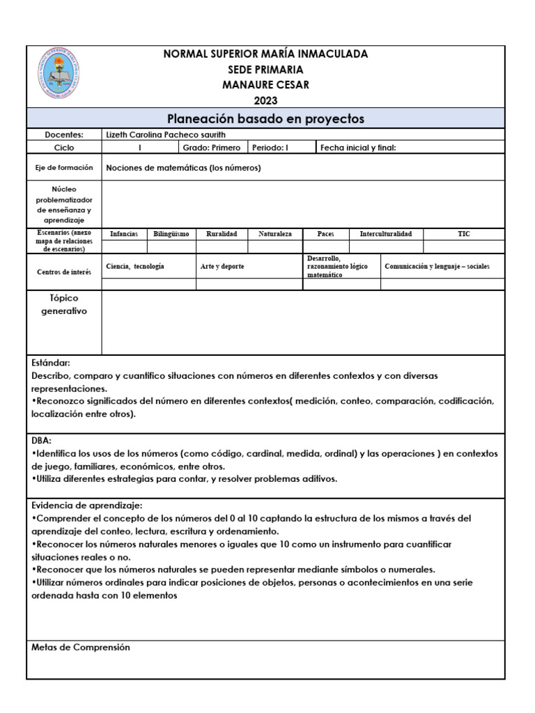 NORMAL SUPERIOR MARÍA INMACULADA | PDF | Aprendizaje | Enseñando