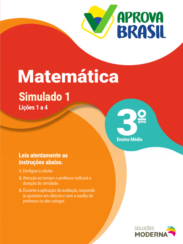 Aprova Brasil 3EM MAT 1-Aluno | PDF | Velocidade | Trajetória