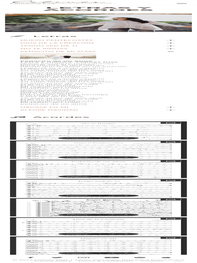 LETRAS Y ACORDES - Celinés Díaz - Oficial | PDF