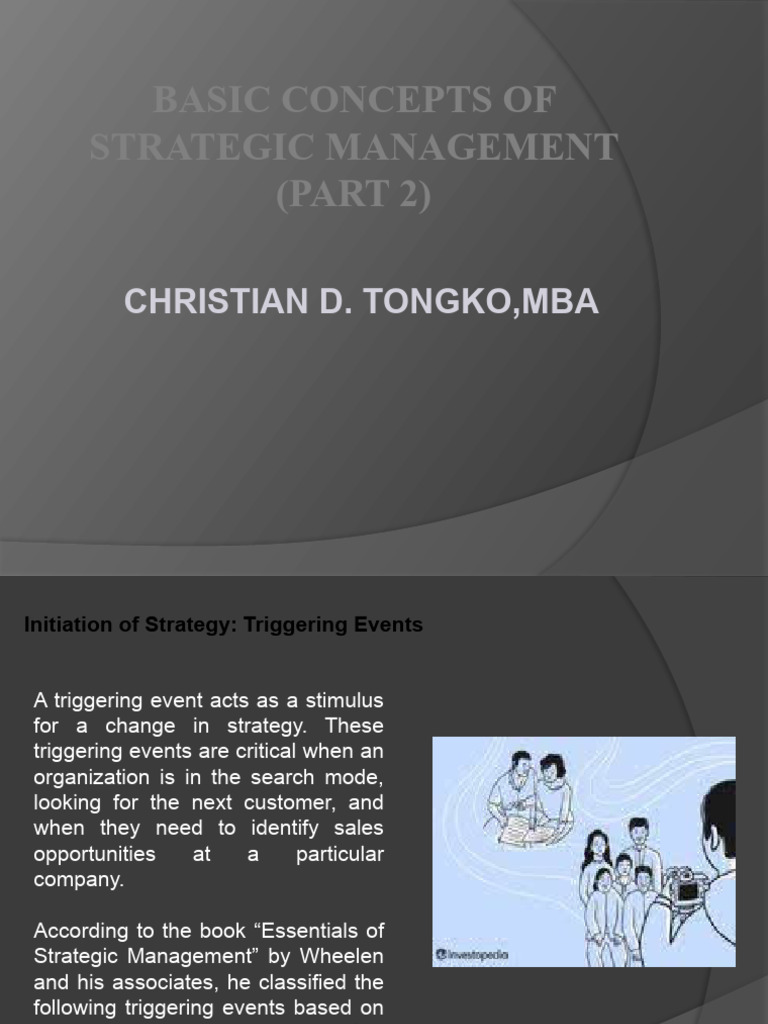 Strategic Management Concepts | PDF | Strategic Management | Decision Making