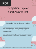 Guidelines For Writing Matching Type Test Items PDF | PDF ...