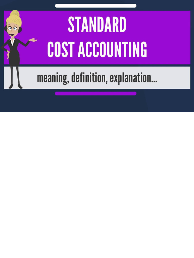 Standard Costing | PDF | Cost | Cost Accounting