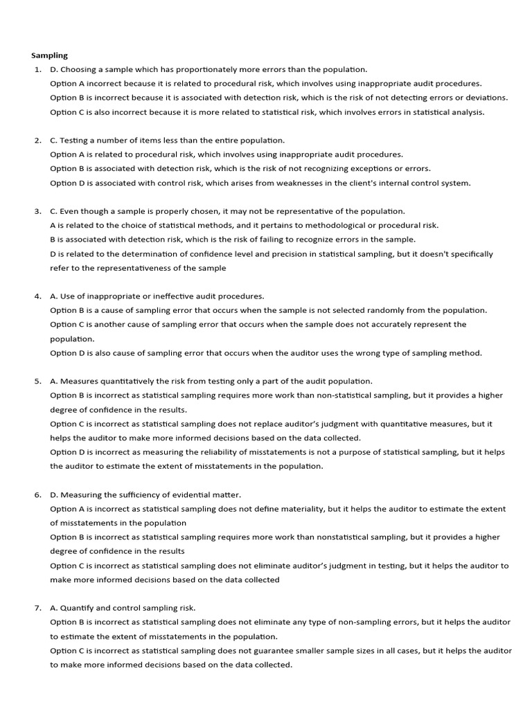 Chapter 2 Sampling Pdf Statistics Sampling Statistics 
